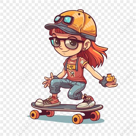 롤러 스케이트 타는 사람 벡터만화상표클립 아트 Png 일러스트 무료 다운로드 Lovepik