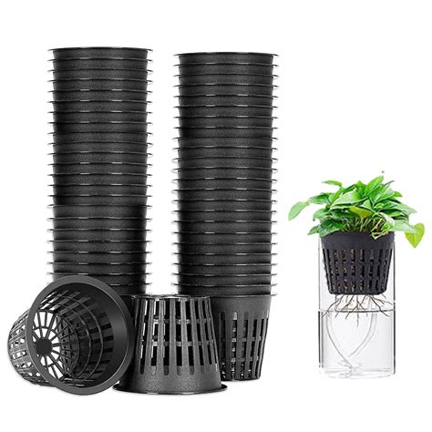 Chtaso 50 Pcs 3 Inch Heavy Duty Net Potshydroponic Cups