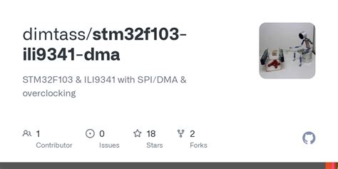 Github Dimtassstm32f103 Ili9341 Dma Stm32f103 And Ili9341 With Spi