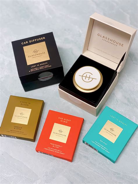 Glasshouse Fragrances Car Diffuser Refills