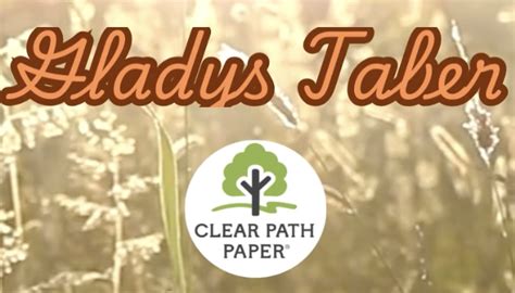 Gladys Taber On August Clear Path Paper