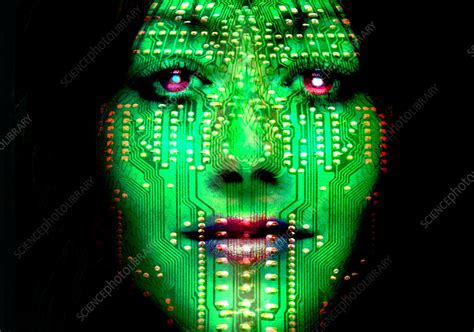 Artificial Intelligence Conceptual Composite Image Stock Image