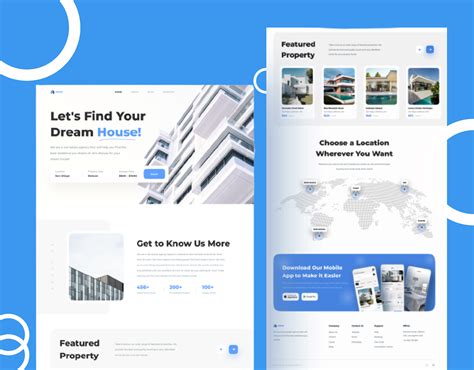 landing page ui design on behance