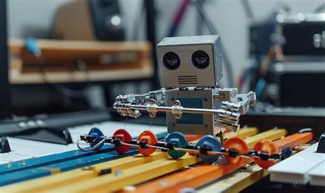 Cinematic Documentary Photography Of An Arduino Robot In Action Premium Ai Generated Image