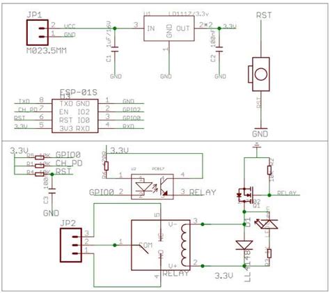 Decoding The Schematic Of The Esp01 Module