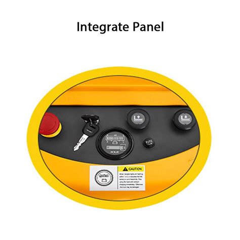 118 High Semi Electric Straddle Stacker Cecle Machine