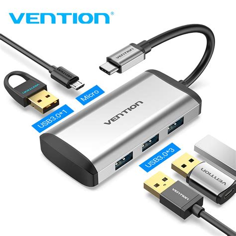 Vention Usb C Hub Usb Type C 31 Adapter Portable Extension 5gbps Data