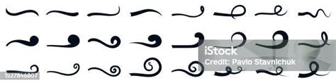 타이포그래피 스와시 및 스우시 테일 스트로크 밑줄 스윕 밑줄이 그어진 텍스트 테일 타이포그래피를 위한 복고풍 스윕 곱슬 손으로 그린 텍스트 붓글씨 브러시 꼬리 로고 낙서