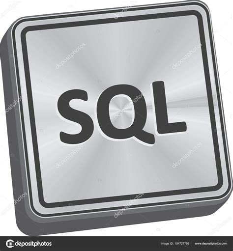 Sql Button Vector Stock Vector By ©thpstock 154727786