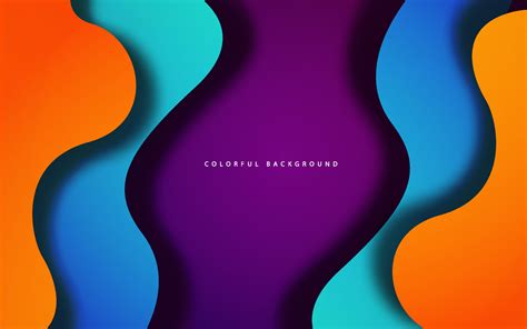 Abstract Wave Shape Overlap Layer Colorful Background 8324521 Vector Art At Vecteezy