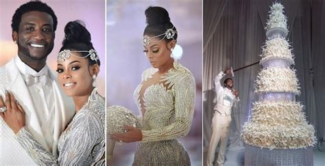 Check Out Gucci Mane And Keyshia Kaoirs 100k Giant Wedding Cake