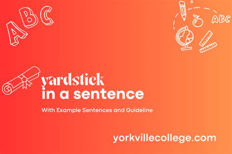 How To Use Yardstick In A Sentence Easy Examples