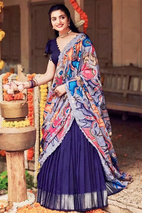 Half Saree Blouse Models Mix And Match How To Pair A Half Saree With