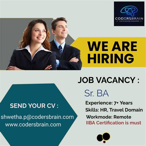 Shwetha Prakash On Linkedin Sr Remote Certification Iiba Hr