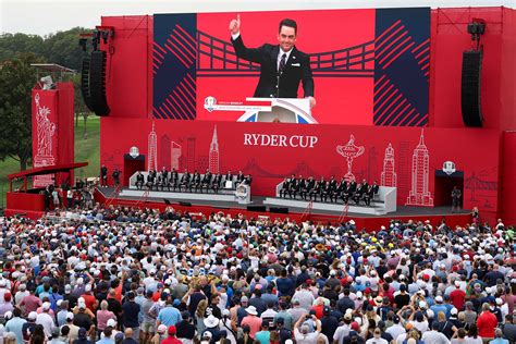 Ryder Cup 2025 Opening Ceremony Luke Donald Keegan Bradley Europe