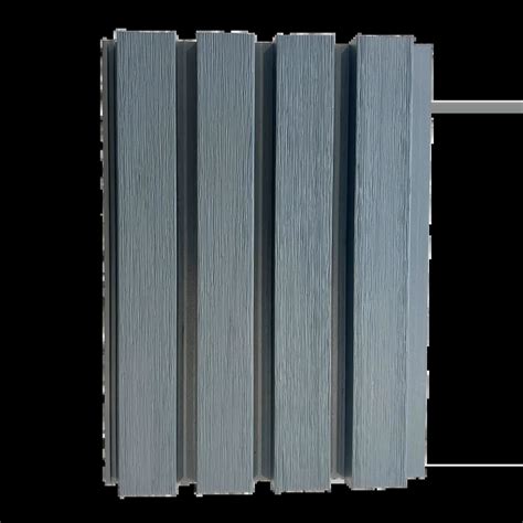 Silver Slatted Cladding Series 1 Sample Artificial Grass Direct