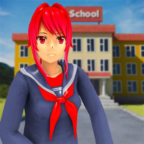 Anime High School Girl Yandere Simulator Sakura School Japanese Girl