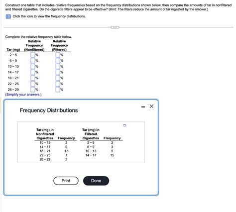 solved construct one table that includes relative