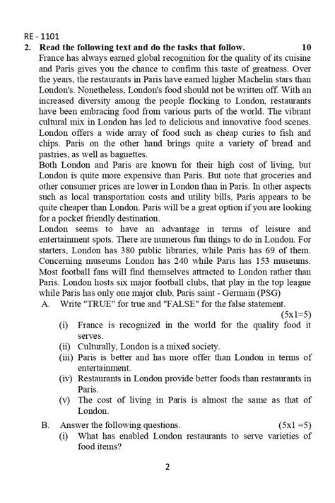 See English Model Question Set 2 The Open Classroom