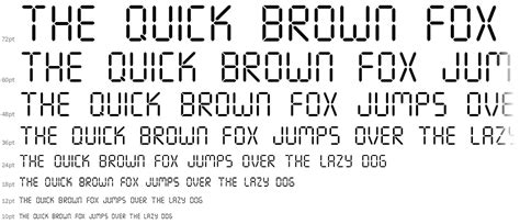Seven Segment Font By Krafti Lab Fontriver