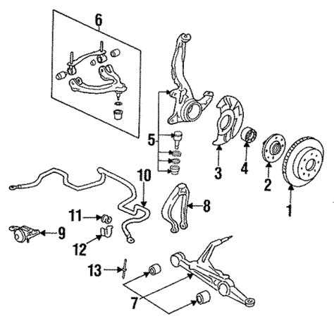 Front Suspension For 1993 Honda Civic Honda Parts Cheap