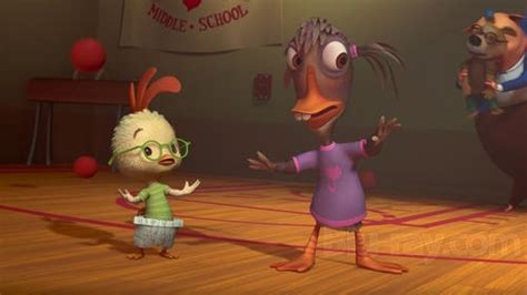 Chicken Little With Abby Mallard Aka Ugly Duckling By