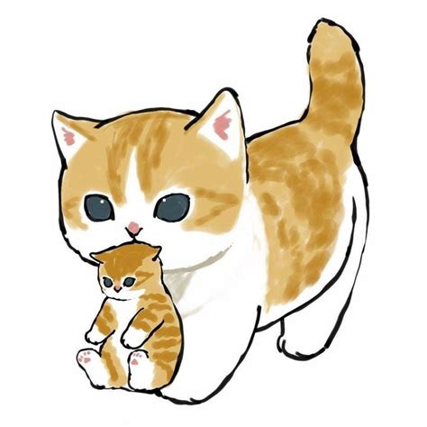 Пин на доске милафки Иллюстрации кошек Кошачьи картины Иллюстрация кошки