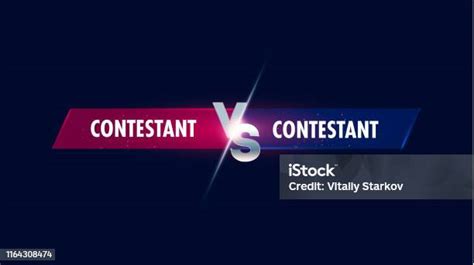 화면 과 비교 Vs 전투 헤드 라인 레드와 블루 팀 사이의 충돌 결투 대결 싸움 경쟁 권투 무술 Mma 축구 축구 전투기 경기 벡터 배경 그림 0명에 대한 스톡 벡터 아트