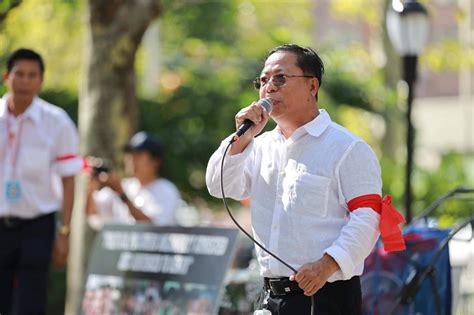 ၈၈၈၈ အရေးတော်ပုံ ၃၄ နှစ်မြောက် အထိမ်းအမှတ် နယူးယောက်ခ်မြို့တွင်ဆန္ဒပြ ဓာတ်ပုံ