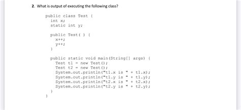 Answered 2 What Is Output Of Executing The Bartleby