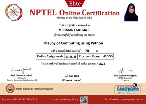 muskaan fathima on linkedin python nptel iitmadras computing datascience continuouslearning