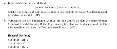 Versteht Jemand Diese Programmieraufgabe Die Sich Mit Dem Konvertieren