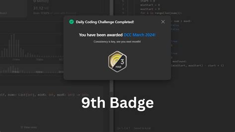 Leetcode 9th Badge March Badge 2024 210daycodechallenge Youtube