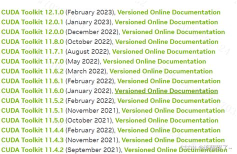 Cuda和cudnn各个版本的pytorch下载网页版，onnx，ncnn，pt模型转化工具cuda国内镜像下载网站 Csdn博客