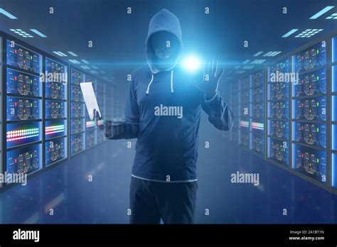 The Hacker In Digital Security Concept Stock Photo Alamy