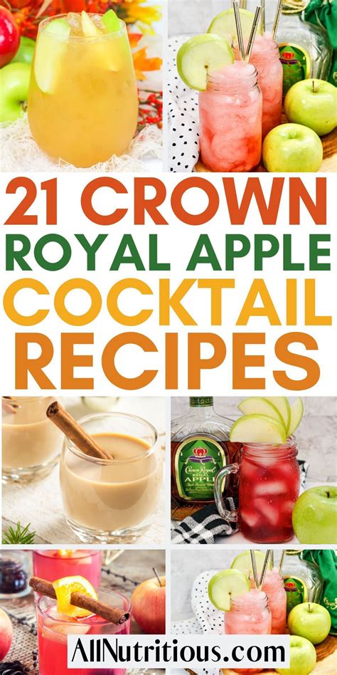 21 Best Crown Royal Apple Cocktail Recipes Apple Cocktail Recipes