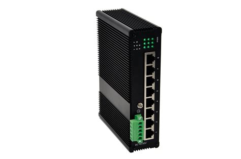 8 Ports Full Gigabit Industrial Rail Type Unmanaged Ethernet Switch Ethernet Switch And