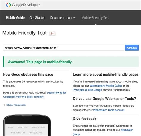Does Your Blog Pass Google S Mobile Friendly Test