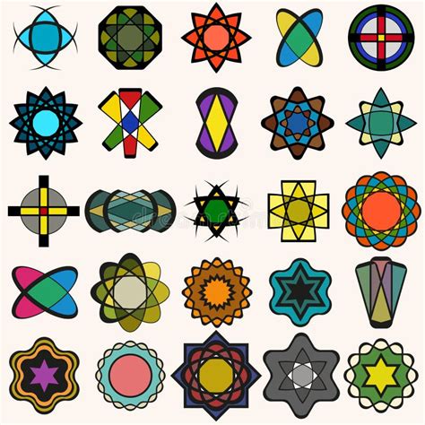 Abstract Vector Design Elements Collection Stock Vector Illustration Of Elements Abstraction Abstract Vector Design Elements Collection Stock Vector Illustration Of Elements Abstraction