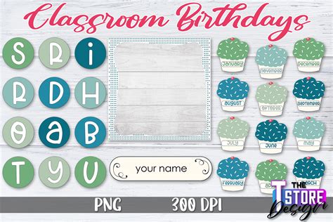Classroom Birthday Png Funny Classroom Graphic By The T Store Design