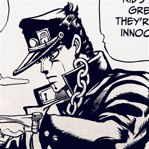 Jotaro Manga Jojo Bizzare Adventure Jojo Bizarre Jojos Bizarre