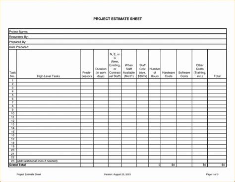 Quote Tracking Spreadsheet — Db
