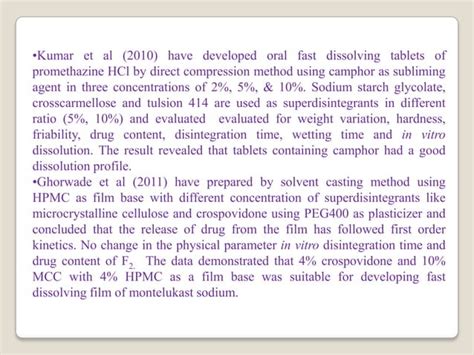 Formulation And Evaluation Of Fast Dissolving Tablets Pdf