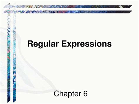 PPT Regular Expressions PowerPoint Presentation Free Download ID 3326271