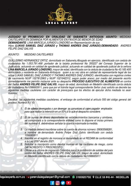 Medidas Cautelares Final Pdf Mandato Justicia Medidas Cautelares Final Pdf Mandato Justicia
