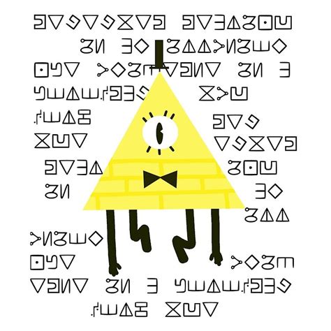 Gravity Falls Bill Cipher Code Tote Bag