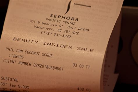 Sephora Receipt Elsbro Flickr