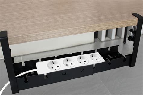 무타공마켓 무타공 최대 55cm 길이조절 선정리 멀티탭 정리대 2colors 위시버킷