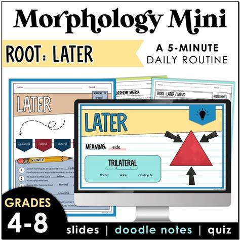 Root Later Morphology Lesson By Hey Natayle Tpt
