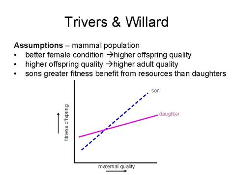 Conditional Sex Allocation I Basic Scenarios Trivers Willard Conditional Sex Allocation I Basic Scenarios Trivers Willard